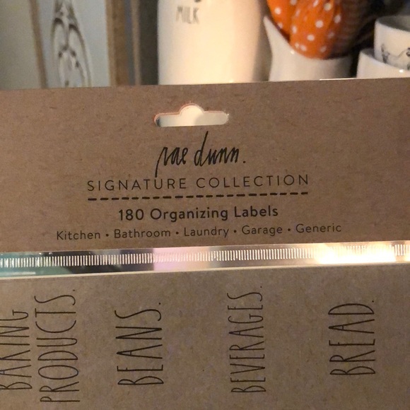 Rae Dunn | Storage & Organization | Rae Dunn 8 Organizing Labels Tan ...